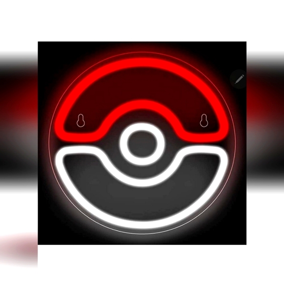 Other | Bright Pokeball Led Night Light Pokemon Anime Cartoon Room Wall ...